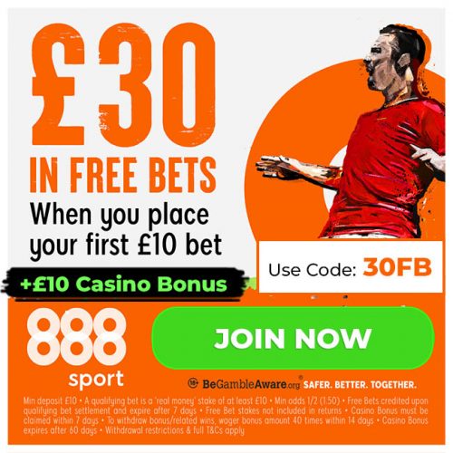 Football bets and tips - £1000 Tipster Challenge | £10 to £1000 challenge